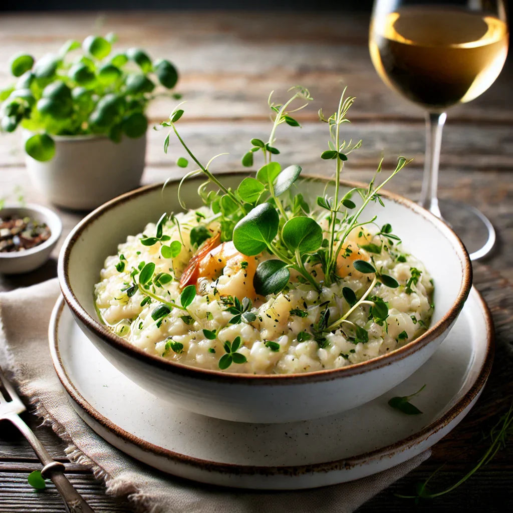 Stone Crab Risotto Recipe with Saffron and Parmesan